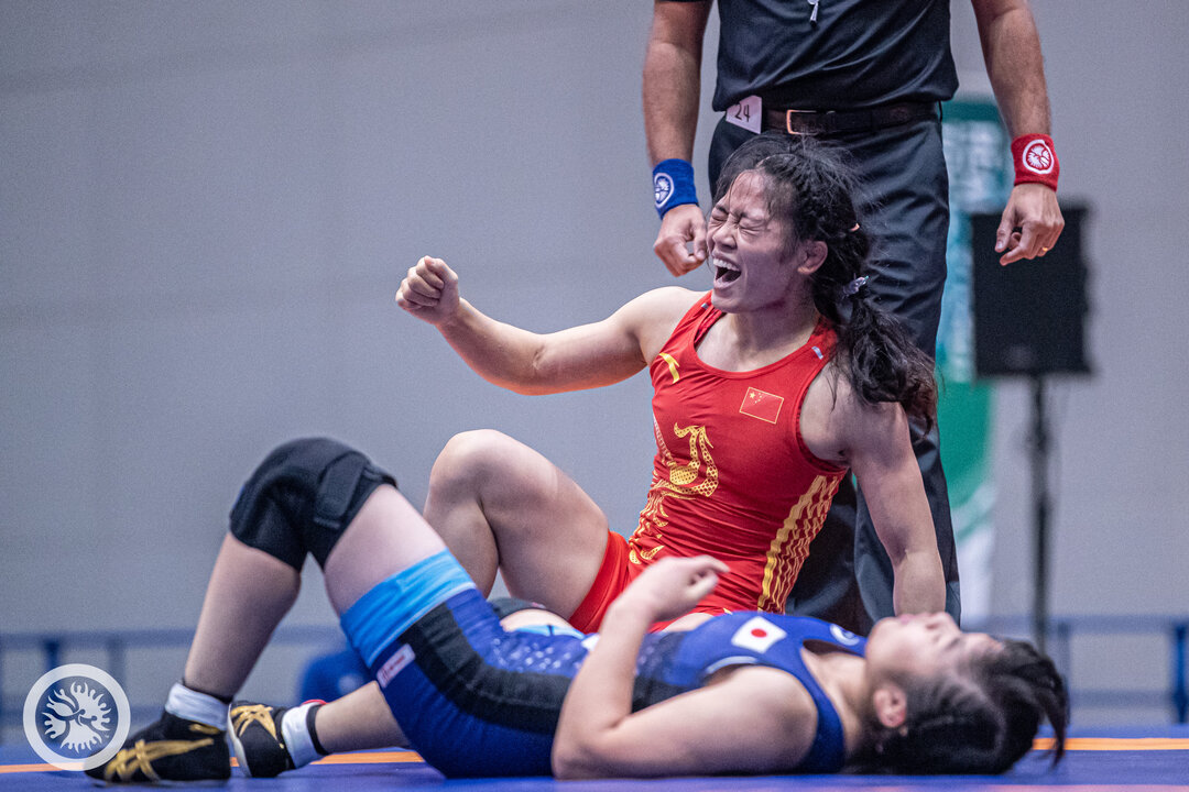 China Grabs 2 of 3 Golds at Tokyo 2020 Test Event | United World Wrestling
